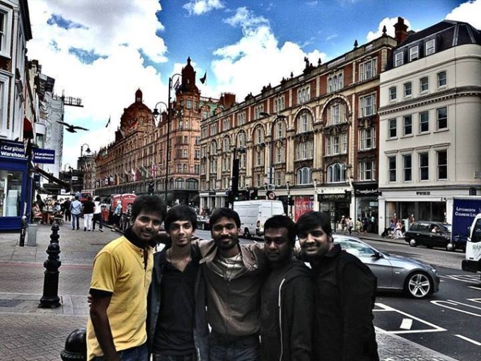 Dhanush Birthday celebrations at London - Filmibeat