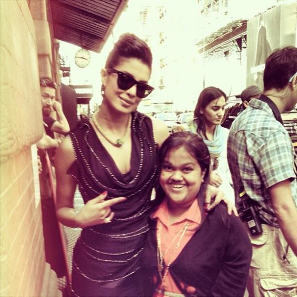 Priyanka Chopra on the sets of BPFT 2013 TVC shoot in New York - Filmibeat