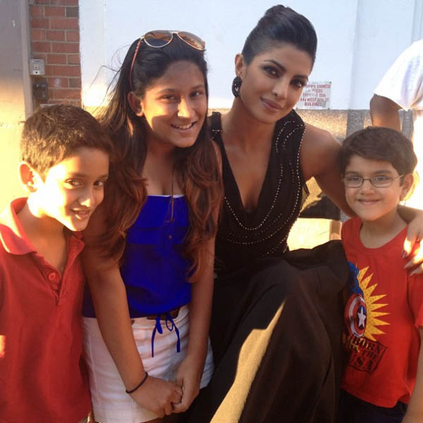 Priyanka Chopra on the sets of BPFT 2013 TVC shoot in New York - Filmibeat
