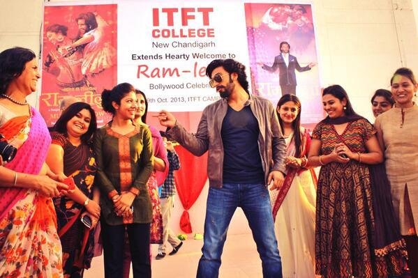 Ram Leela promotion at ITFT College in Chandigarh - Filmibeat