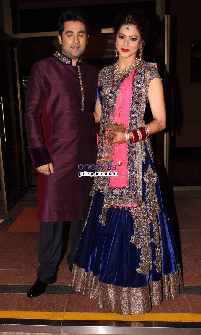 Aamna Sharif Amit Kapoor Wedding Reception - Filmibeat