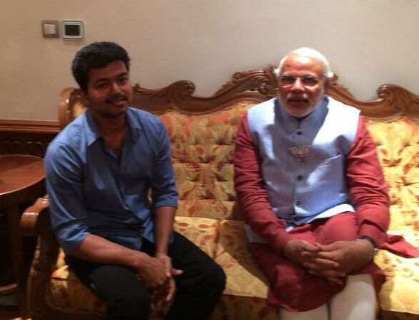Actor Vijay meets Narendra Modi - Filmibeat