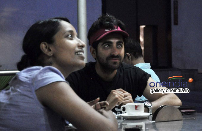 Ayushman Khurana Snapped at Yash Raj Studios Canteen - Filmibeat