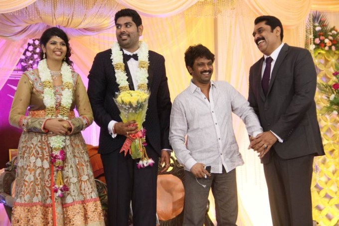 Ajay Ratnam Son Wedding Reception - Filmibeat