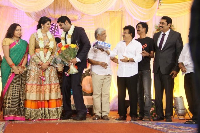 Ajay Ratnam Son Wedding Reception - Filmibeat
