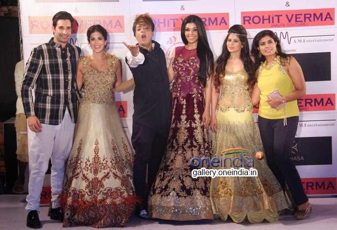 Sunny Leone & Koena Mitra walk the Ramp for Rohit Verma Collection ...