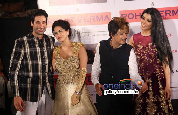 Sunny Leone & Koena Mitra walk the Ramp for Rohit Verma Collection ...
