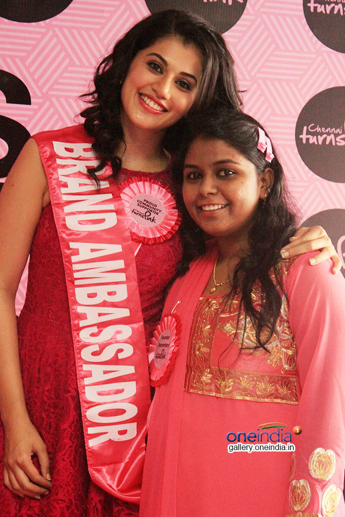 Tapasee Pannu - Brand Ambassador of Chennai Turns Pink - Filmibeat