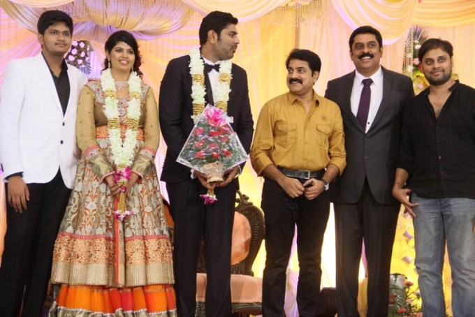 Ajay Ratnam Son Wedding Reception - Filmibeat