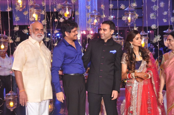 Raghavendra Rao Son Wedding Reception - Filmibeat