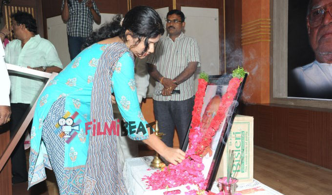 Director Bapu Condolence Meet - Filmibeat