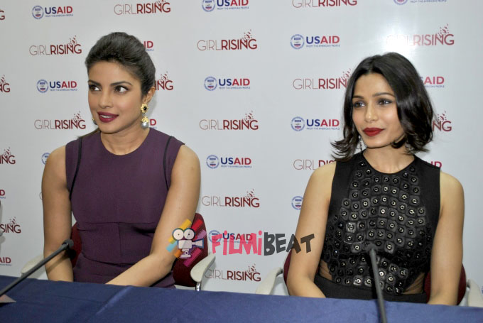 Priyanka Chopra And Freida Pinto Support And Promote 'Girl Rising ...