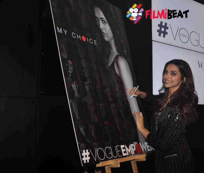 Deepika Padukone Launch Short film My Choice - Filmibeat