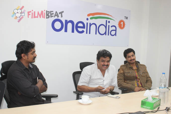 Award Winning Sanchari Vijay & B.S. Lingadevaru Visits Filmibeat Office - Filmibeat