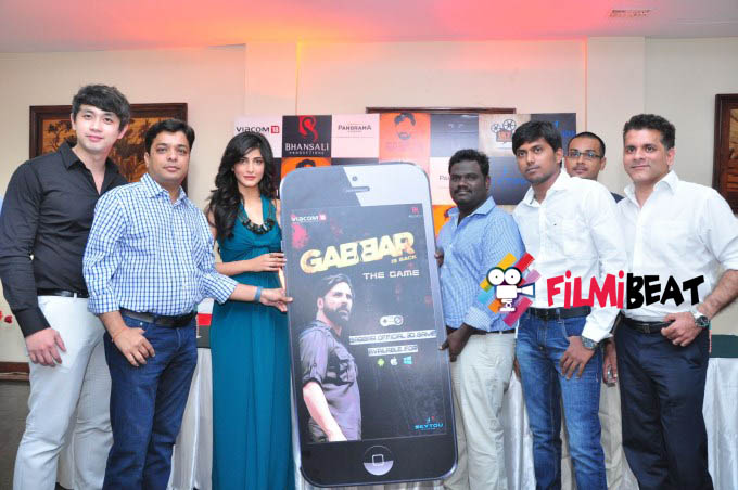 Shruti Haasan Launch Gabbar Game - Filmibeat
