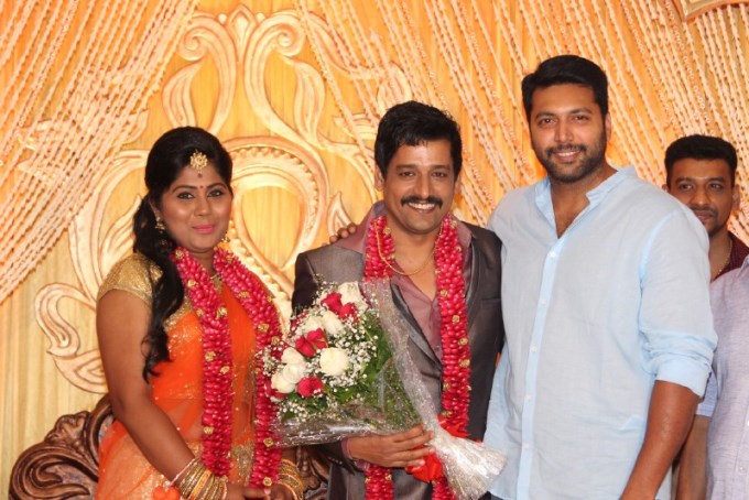 Actor Vidharth And Gayathri Devi Wedding Reception - Filmibeat