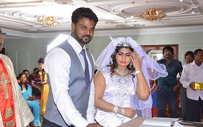 Actress Babilona Weds Industrialist Sundar Babul Raj - Filmibeat