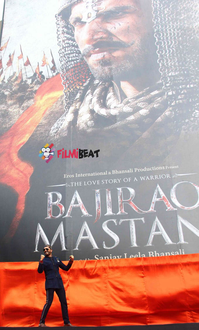 Poster Launch of film Bajirao Mastani - Filmibeat