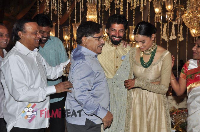 Celebrities At Ashwini Dutt's Daughter Priyanka Dutt And Nag Ashwin's ...