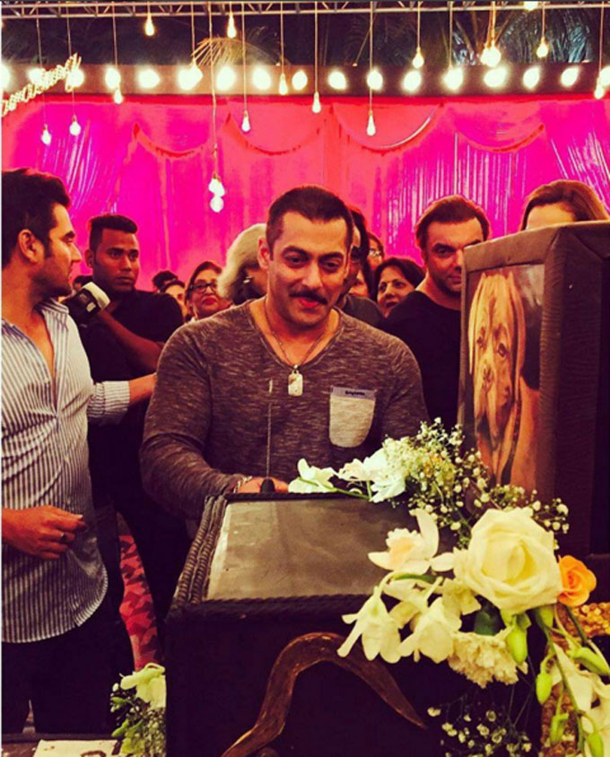 Inside Photos of Salman Khan 50th Birthday Celebration - Filmibeat