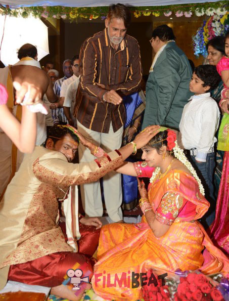 Director K Vasu Daughter Deepthi And Bharat Wedding - Filmibeat
