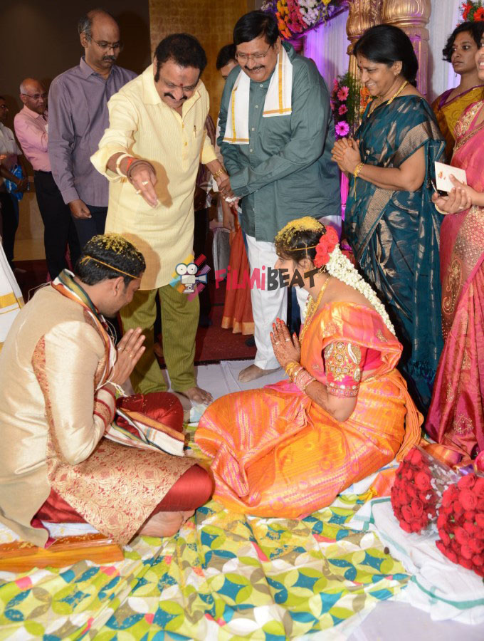 Director K Vasu Daughter Deepthi And Bharat Wedding - Filmibeat