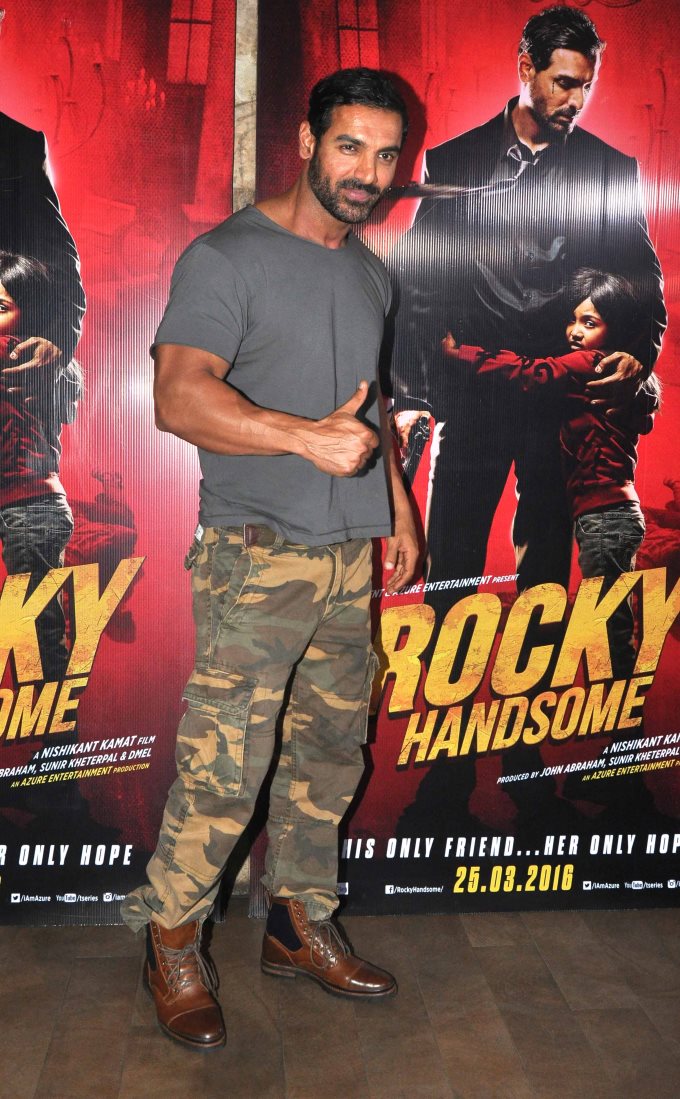 Special Screening Of Rocky Handsome - Filmibeat