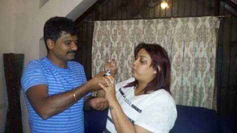 Rakshita Celebrates Her 33rd Birthday With Family - Filmibeat
