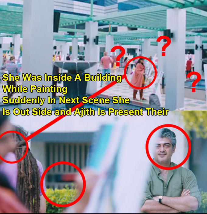 Ajith's Vedhalam Funny Movie Mistakes - Filmibeat