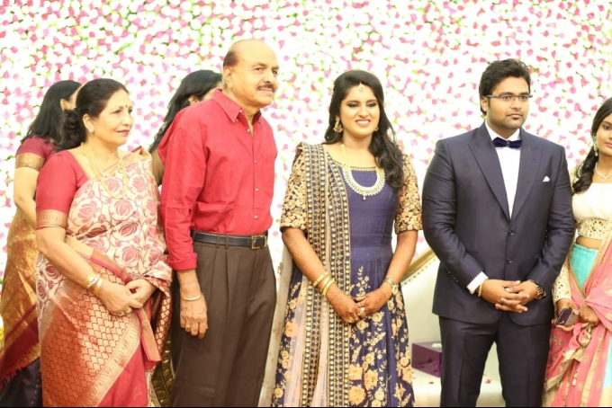 Director KS Ravikumar Daughter Marriage Reception - Filmibeat