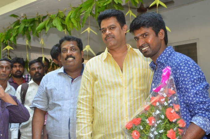 Kathi Sandai Movie Launch - Filmibeat