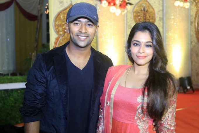 Tamil Actor Pandiarajan Son Prithvi Rajan Akshaya Wedding Reception ...