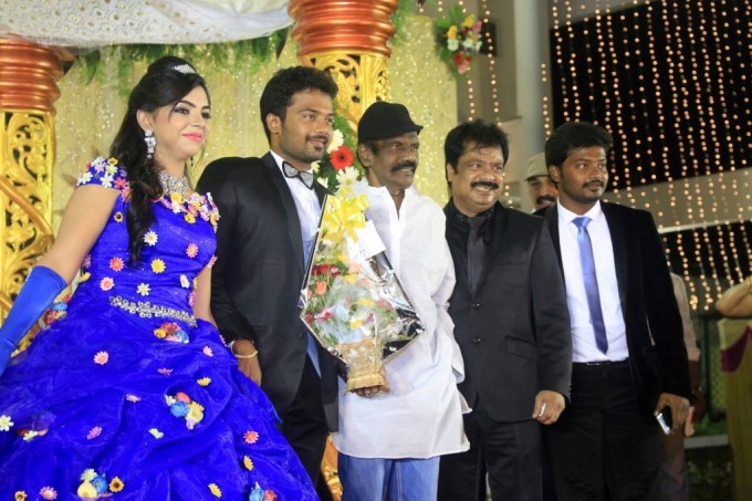 Tamil Actor Pandiarajan Son Prithvi Rajan Akshaya Wedding Reception ...