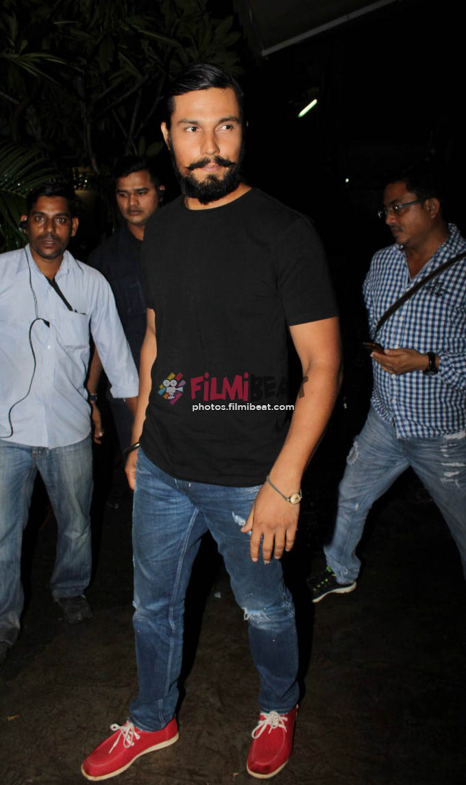 Arjun Kapoor And Randeep Hooda Spotted At Filmcity - Filmibeat