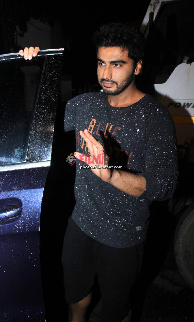 Arjun Kapoor And Randeep Hooda Spotted At Filmcity - Filmibeat