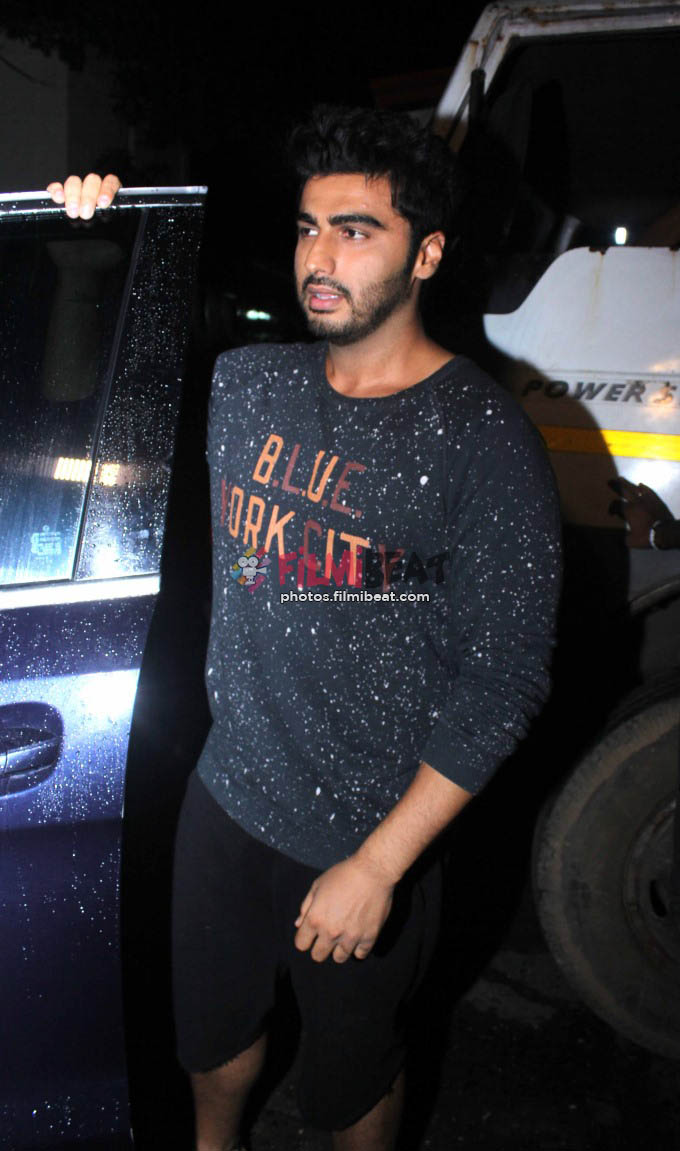Arjun Kapoor And Randeep Hooda Spotted At Filmcity - Filmibeat