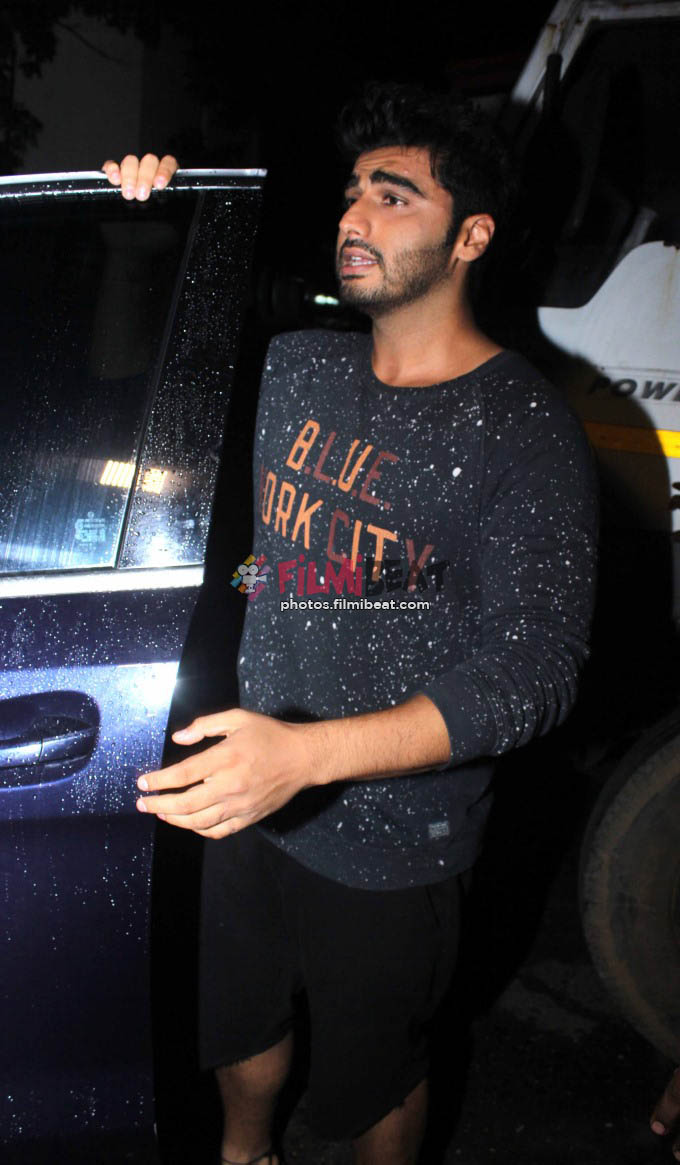 Arjun Kapoor And Randeep Hooda Spotted At Filmcity - Filmibeat