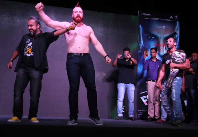 WWE Wrestler Sheamus And John Abraham Promote Film Force 2 - Filmibeat