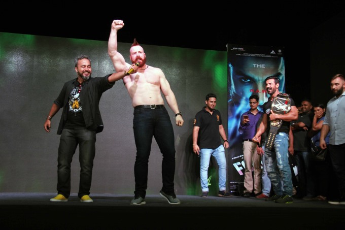WWE Wrestler Sheamus And John Abraham Promote Film Force 2 - Filmibeat