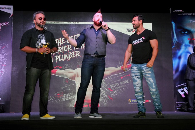WWE Wrestler Sheamus And John Abraham Promote Film Force 2 - Filmibeat