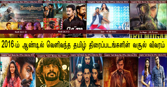 Complete Tamil Movies Box Office Collection 2016 - Filmibeat