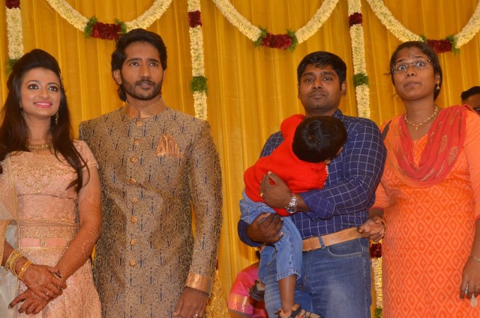 Actor Pandu Son Pintu Wedding Reception - Filmibeat
