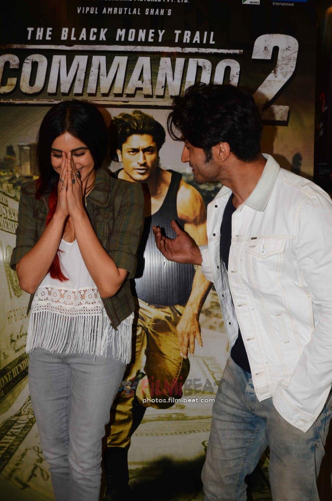 Commando 2 Movie Promotion - Filmibeat
