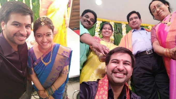 Singer Sri Teja & Valli Gayatri Engagement - Filmibeat