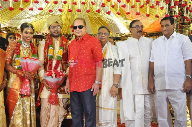 Celebs At Producer Ram Mohan Rao Daughter Wedding - Filmibeat