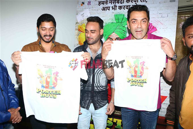 Poster Boy Movie Promotion In Mumbai - Filmibeat