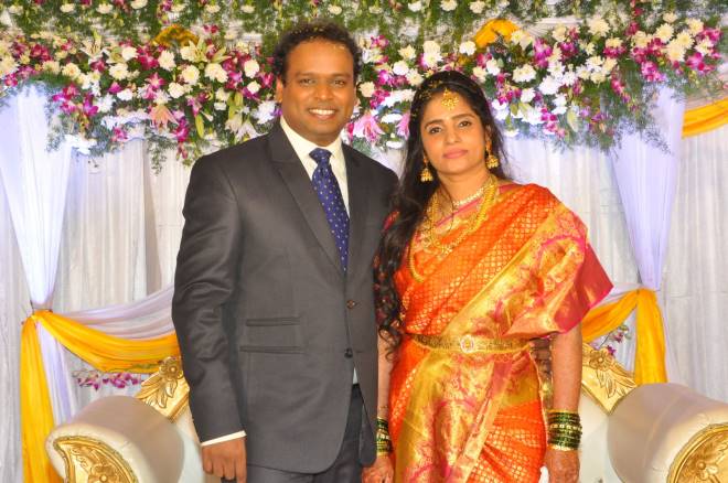 Comedian Harish Wedding Reception - Filmibeat