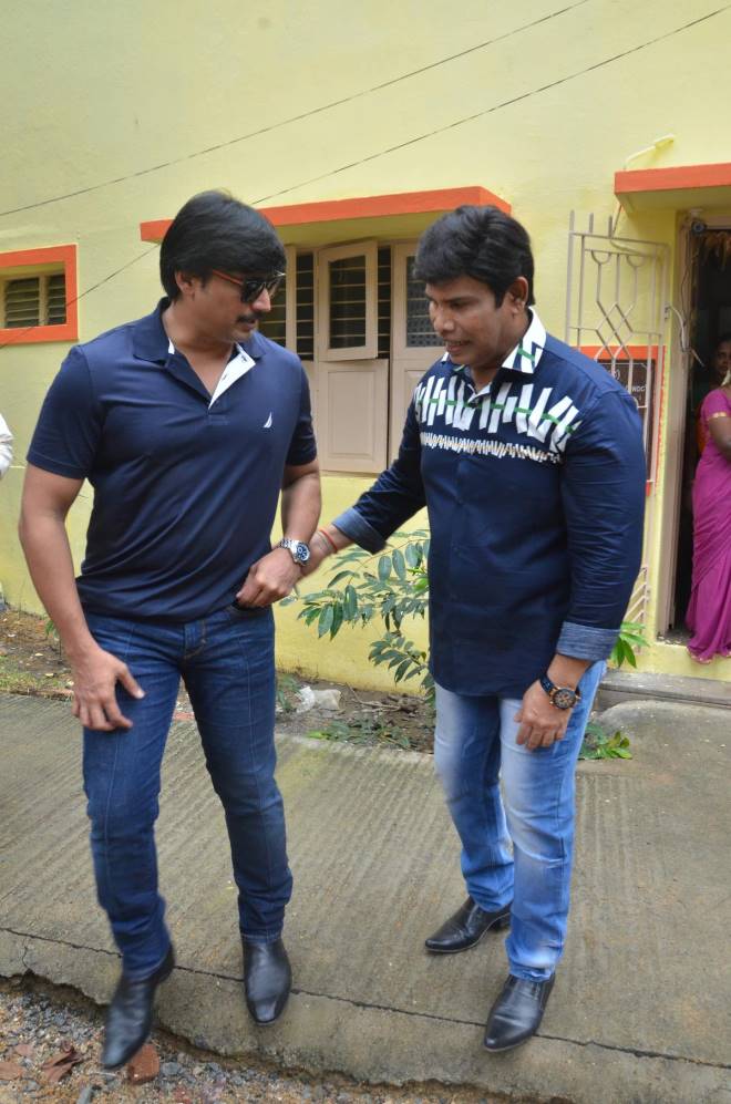 Actor Anandaraj Birthday Celebration - Filmibeat