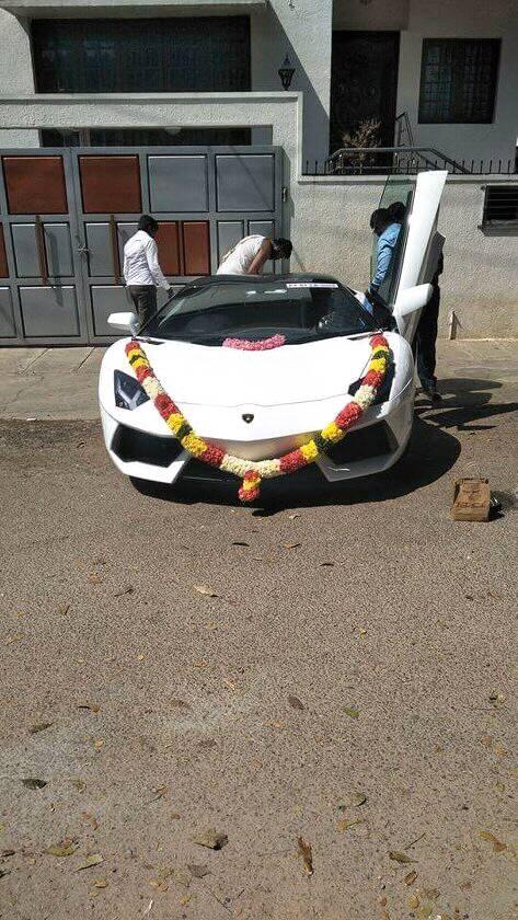 Challenging Star Darshan New Lamborghini Car - Filmibeat