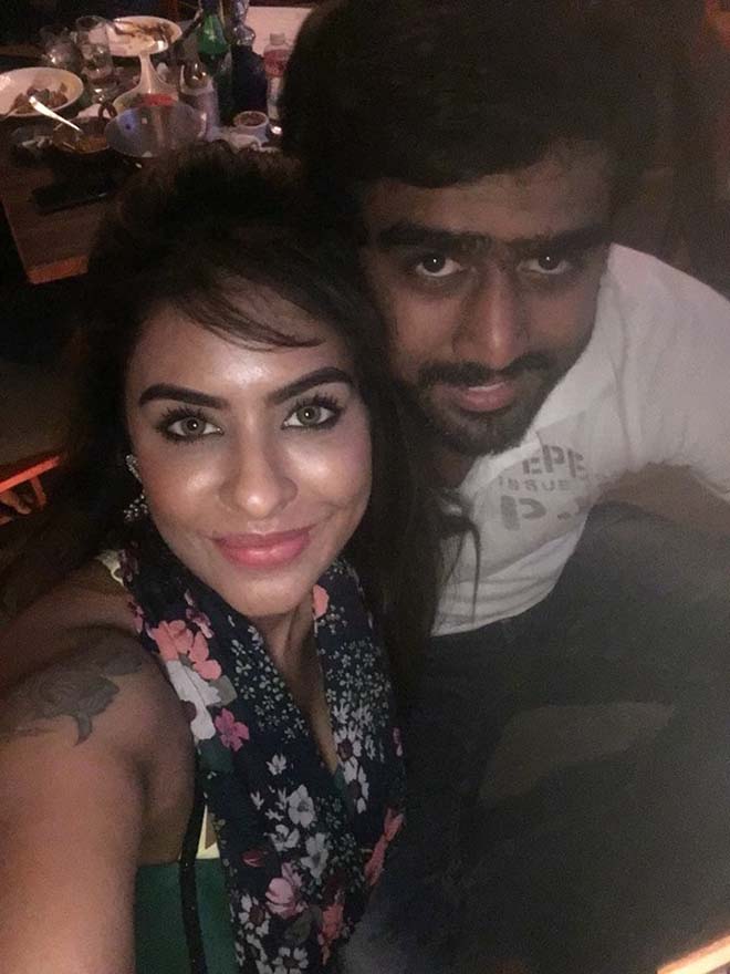 Sri Reddy Romantic Photos With Abhiram Again - Filmibeat
